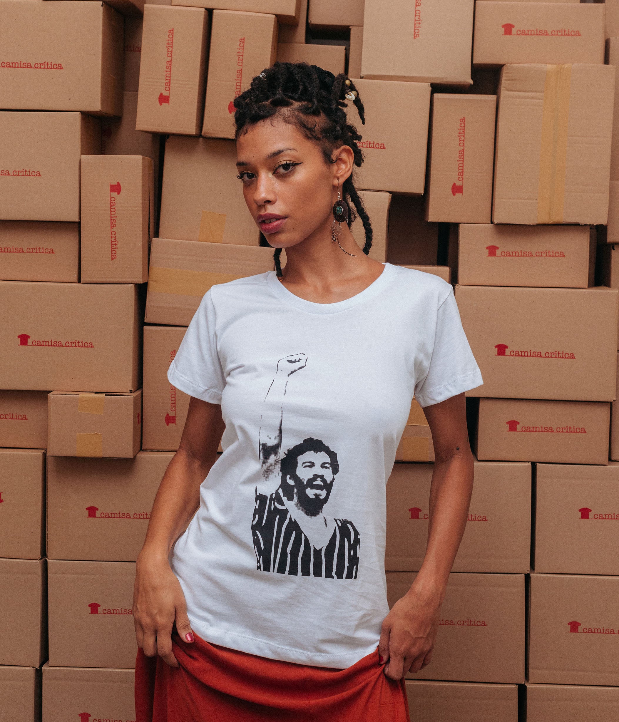 Camiseta Baby Look Sócrates Brasileiro – Camisa Crítica